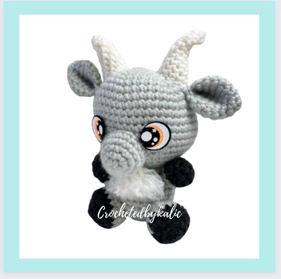 Goat Crochet Pattern Easy Crochet Goat Pattern Beginner - Etsy