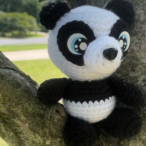 Panda Crochet Pattern, Easy Crochet Pattern, Panda Amigurumi Pattern ...