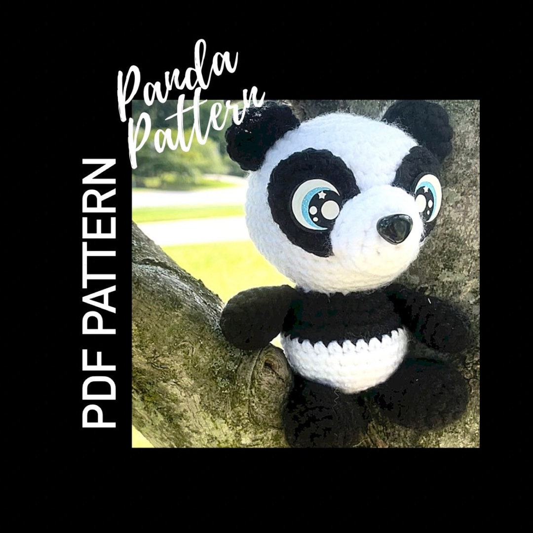Panda Crochet Pattern, Easy Crochet Pattern, Panda Amigurumi Pattern ...