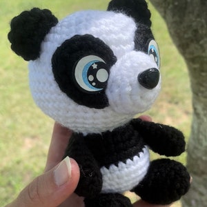 Panda Crochet Pattern, Easy Crochet Pattern, Panda Amigurumi Pattern ...