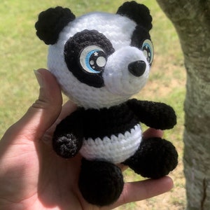 Panda Crochet Pattern, Easy Crochet Pattern, Panda Amigurumi Pattern ...