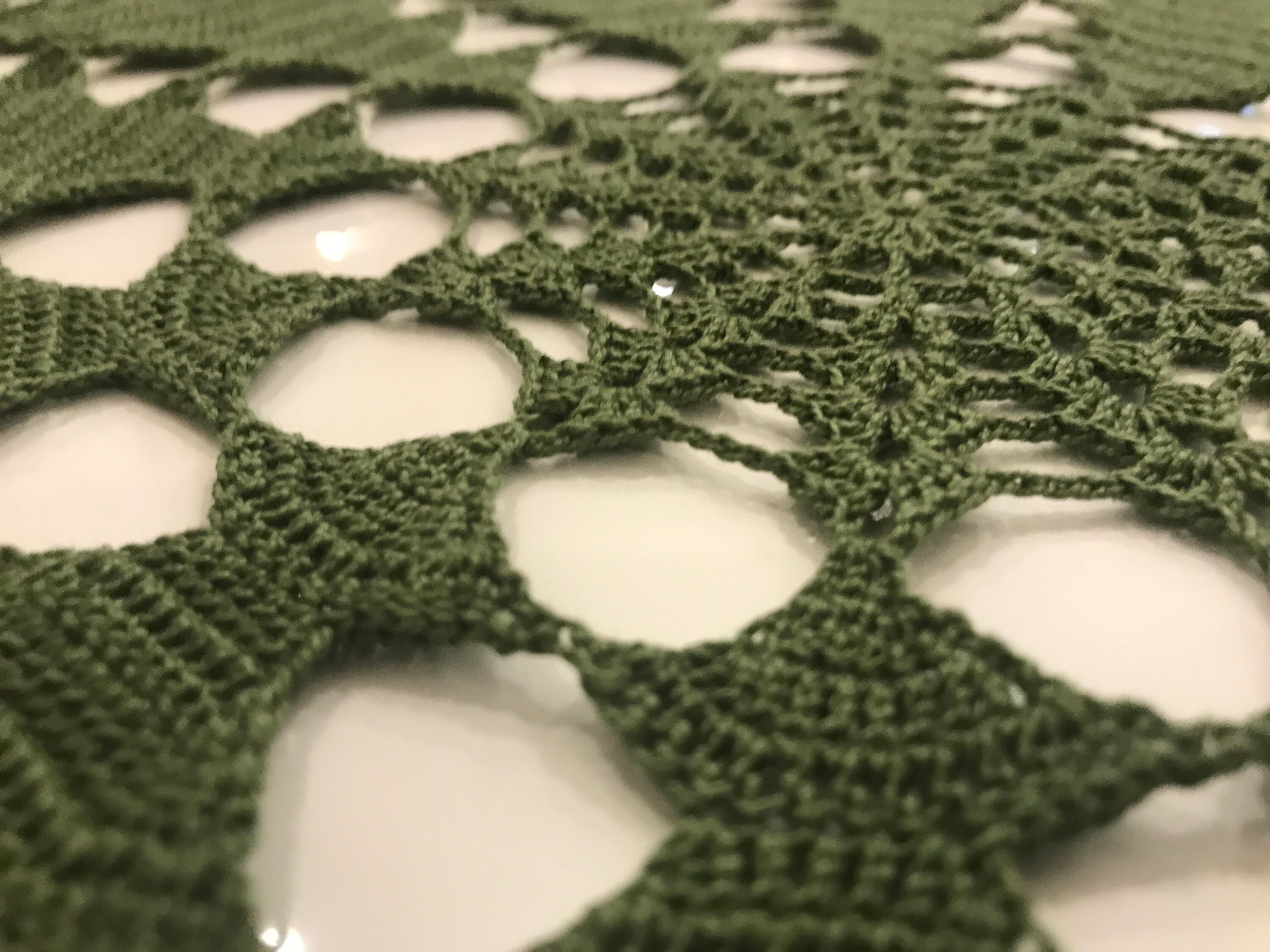 Crochet Christmas Tree Doily Written Script Chart Pattern - Etsy