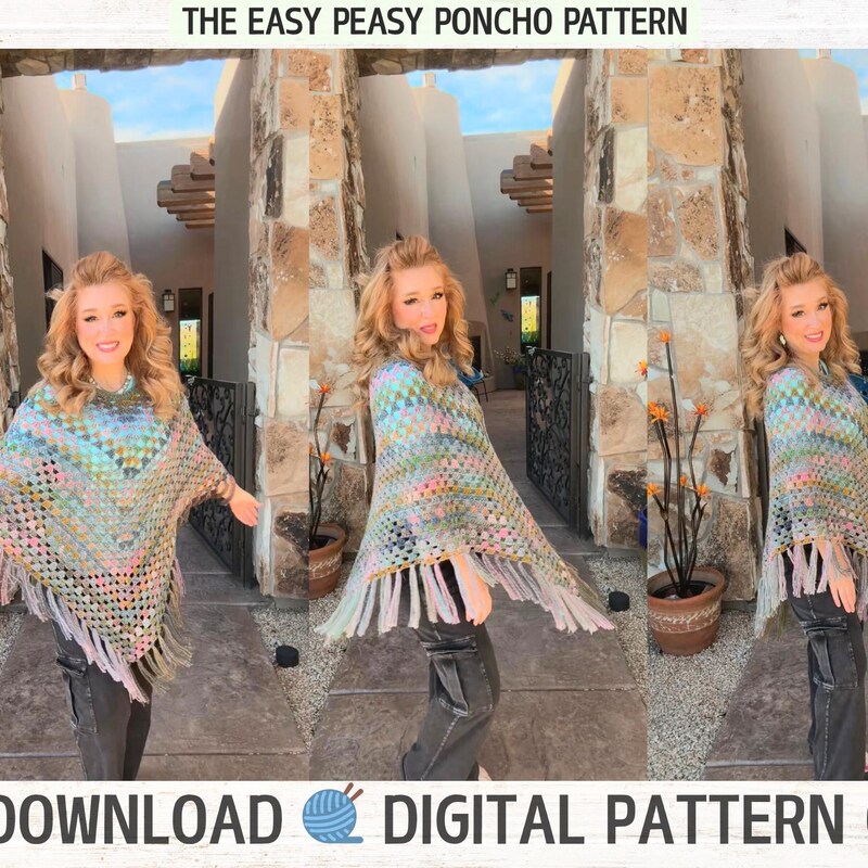 Summer Ponchos Pattern - Etsy