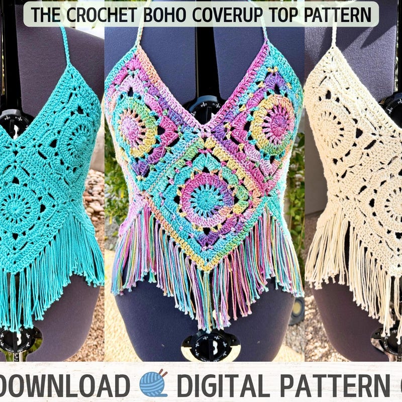Boho Tassel Top - Etsy UK