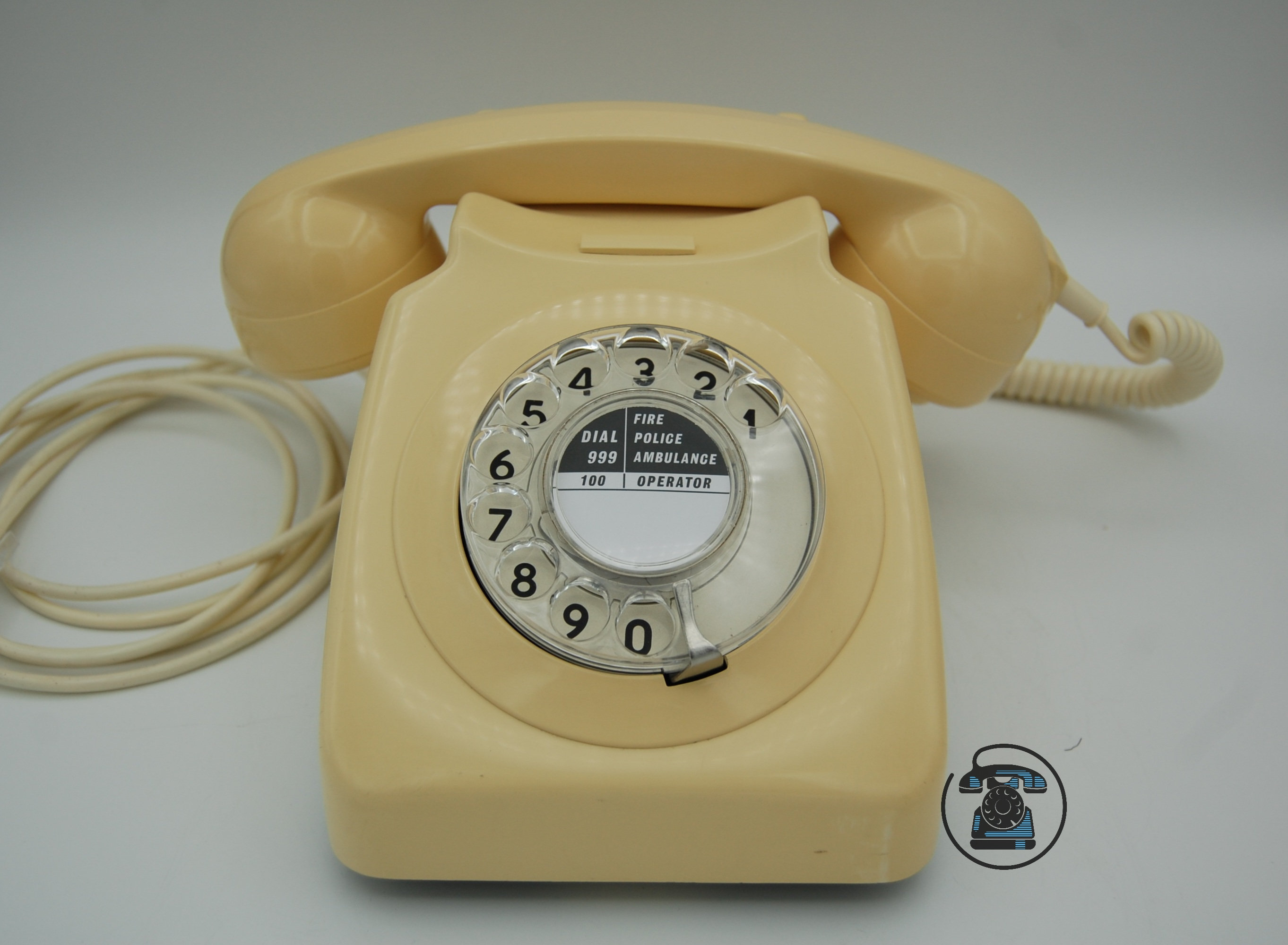 1960s GPO 746 RETRO Rotary Vintage Telephone in Ivory / Cream ORIGINAL ...