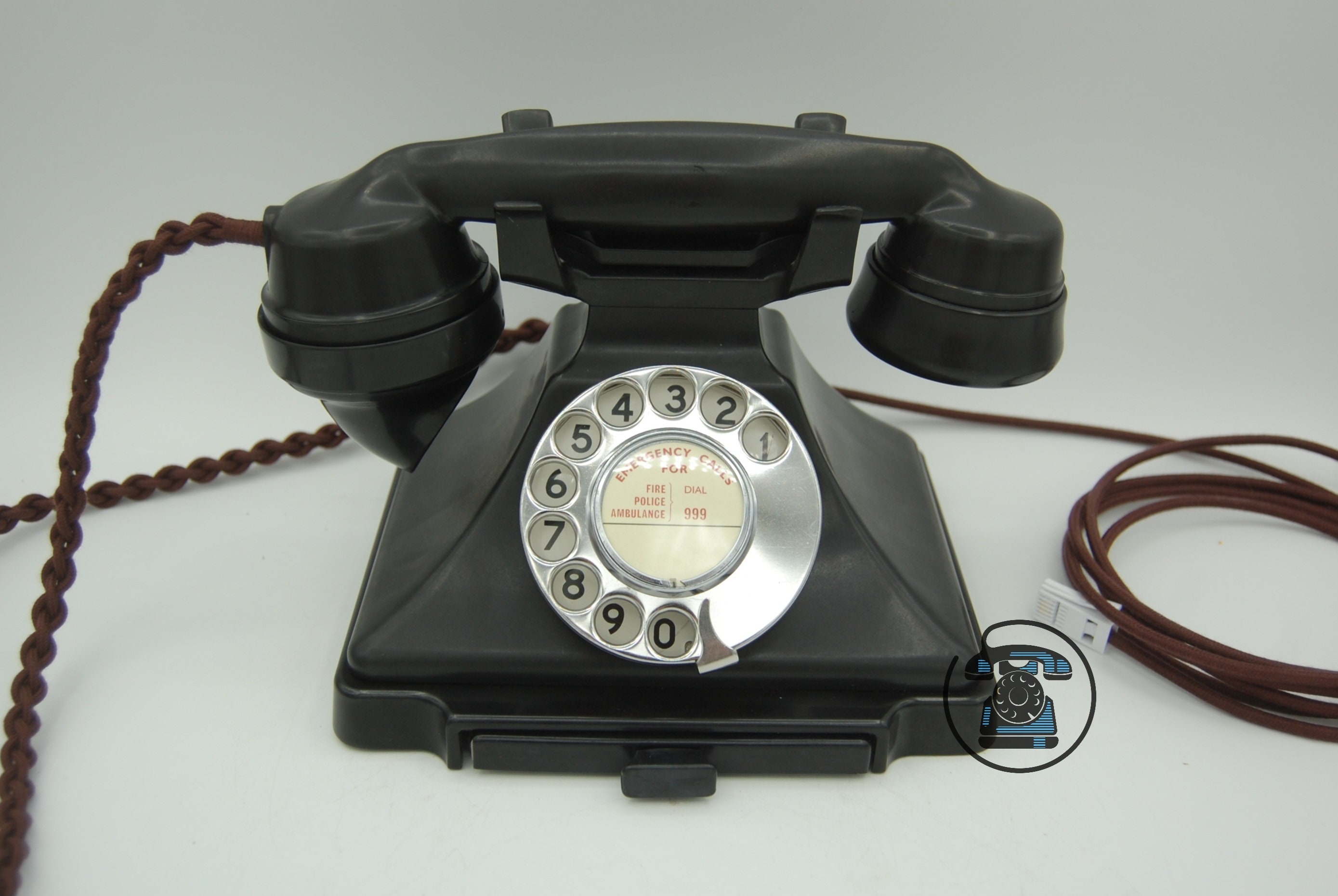 Rare Late 1930s Mark 1 GPO 232 Bakelite Rotary Telephone in Original Black - Etsy UK