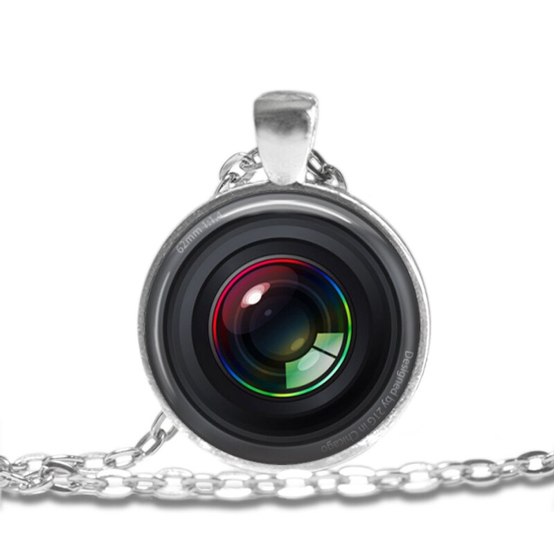 Camera Lens Necklace - Etsy
