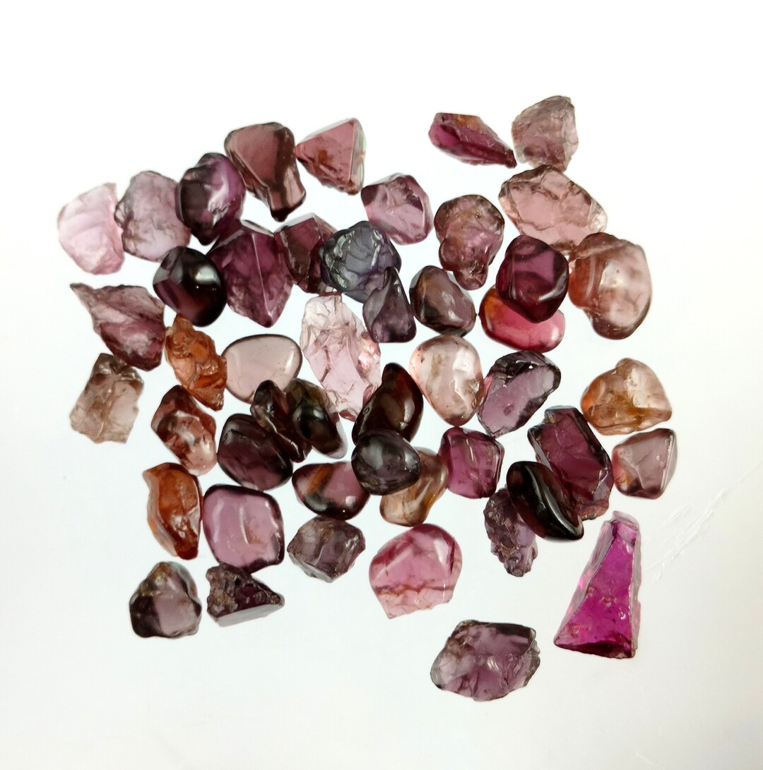 32 Ct's Multi Spinel Rough/aaa+++ Cut Quality Multi Spinel Raw Gemstone ...