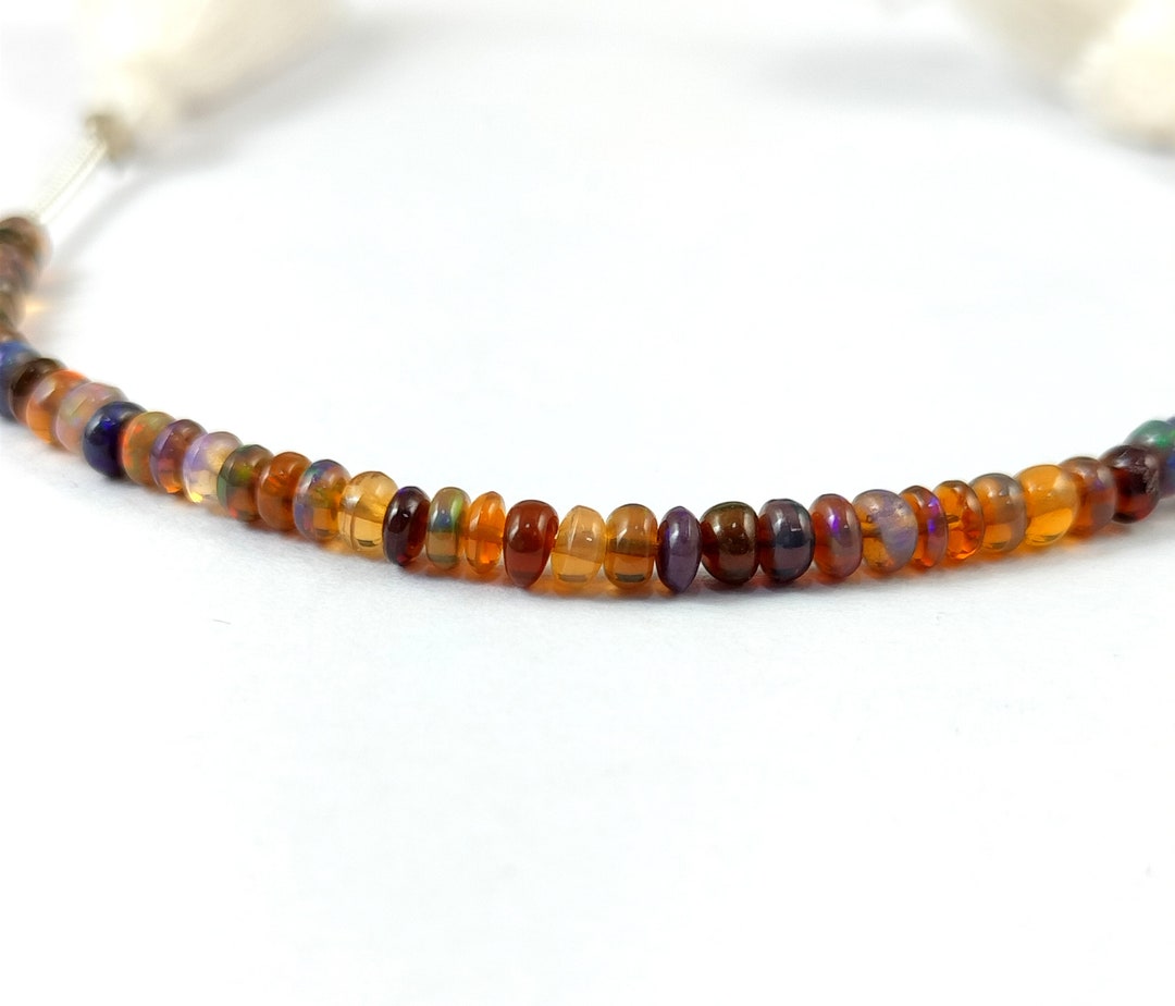 Classic Ethiopian Opal Beads/ethiopian Opal 1 Strand/aa Opal String/ethiopian Opal Rondelle ...