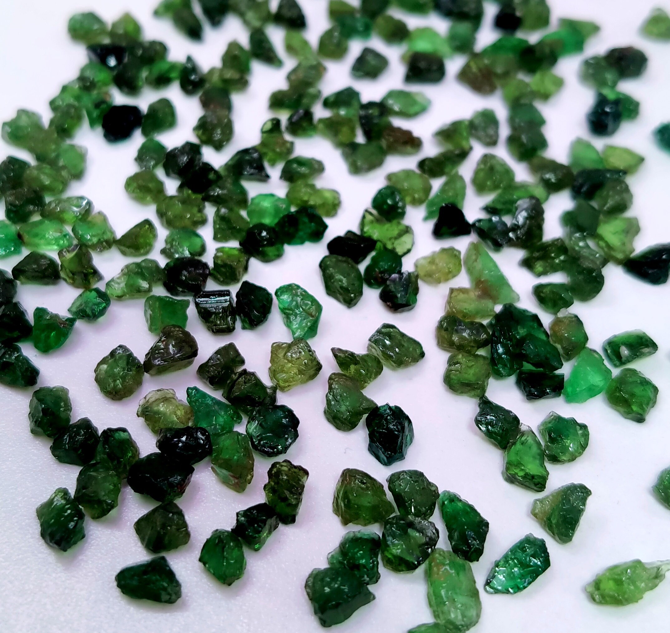 Tsavorite Garnet Rough