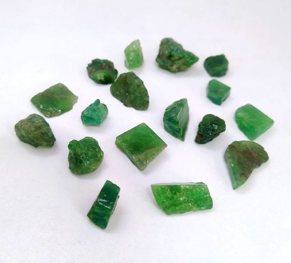 Raw Green Garnet