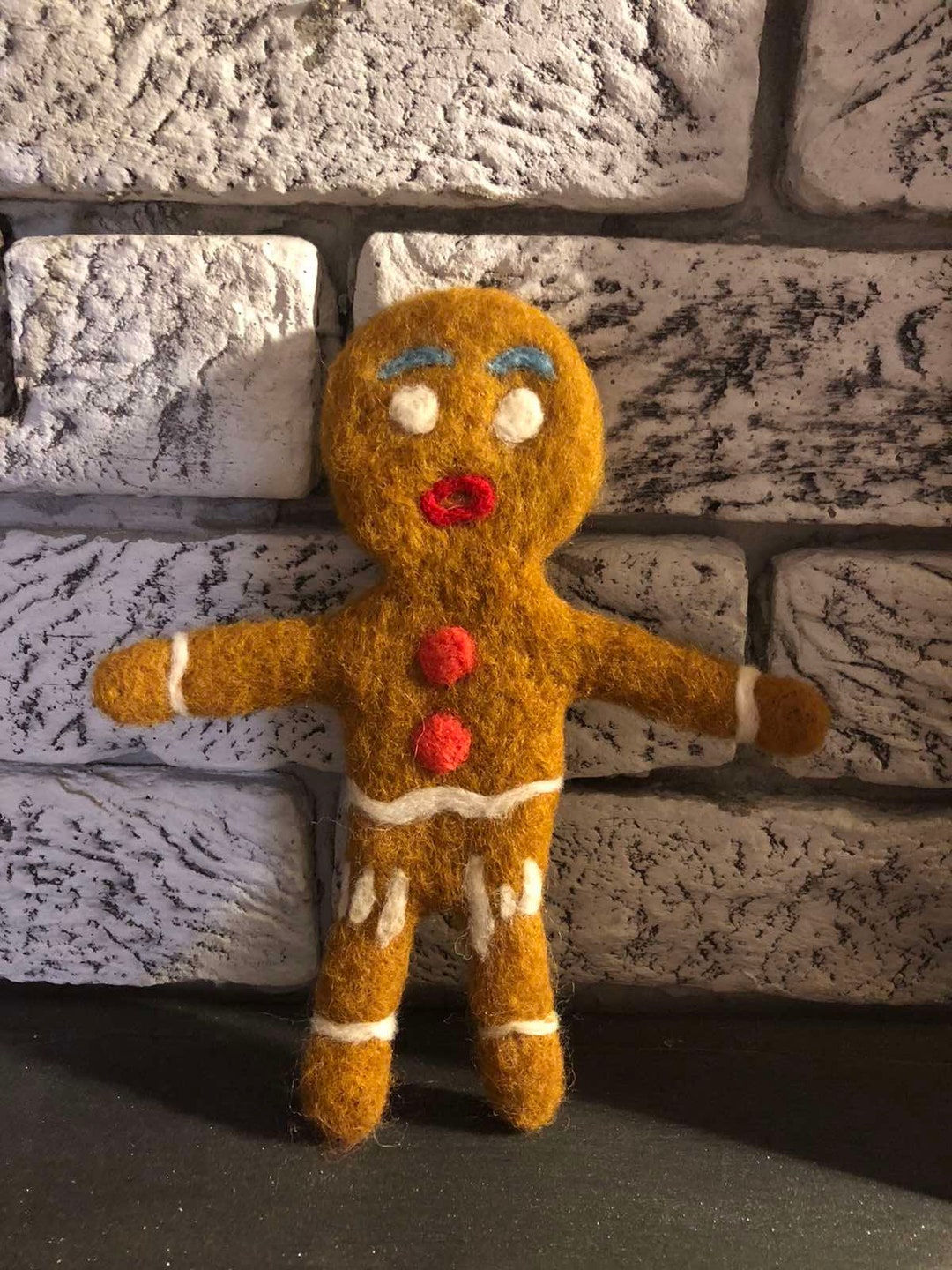 Needle Felted Cookie Interior Toy Cookie Monster From Shrek Toy Gift ...