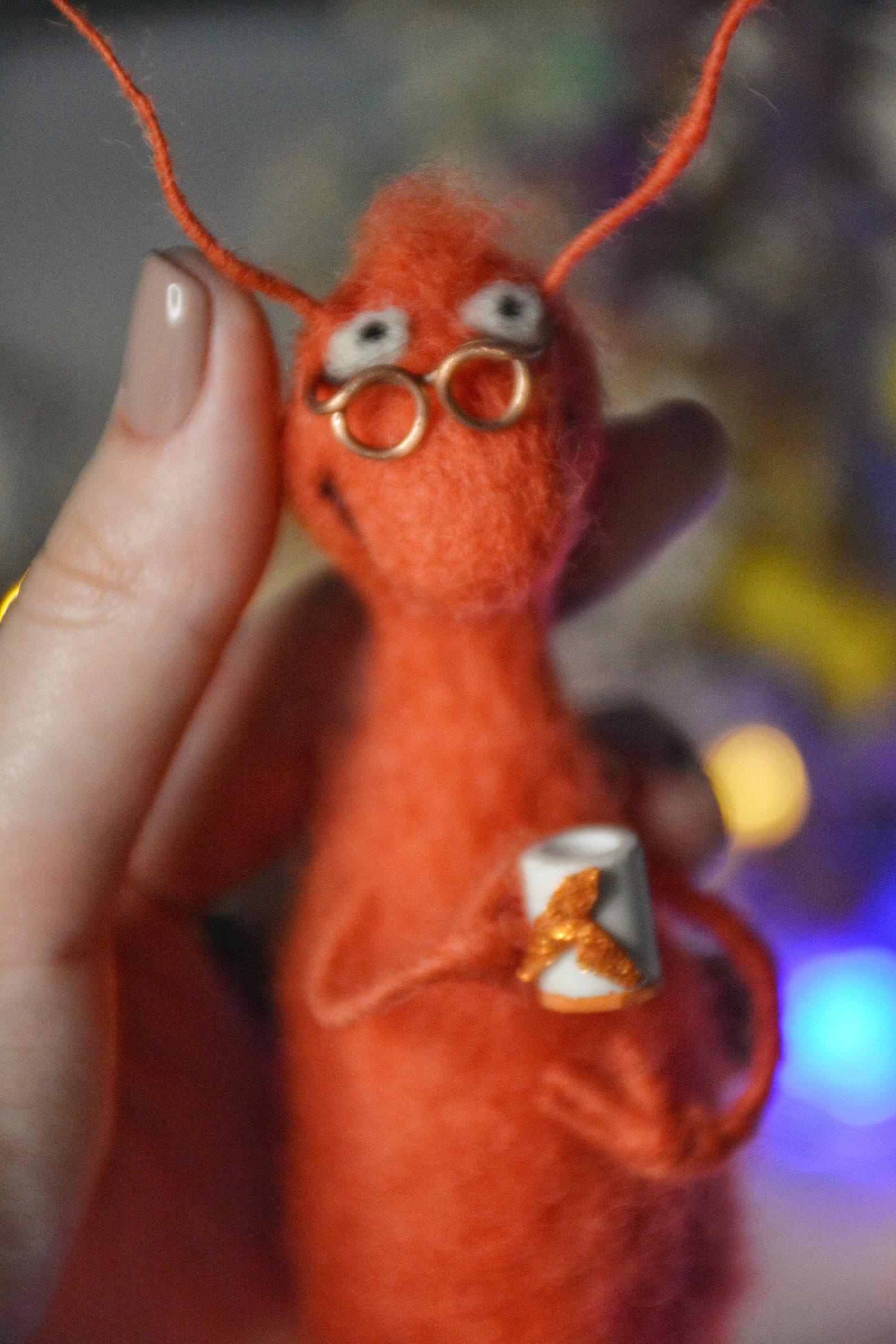 Needle Felted Animal Interior Toy Cockroaches. Hand Made. 100% - Etsy
