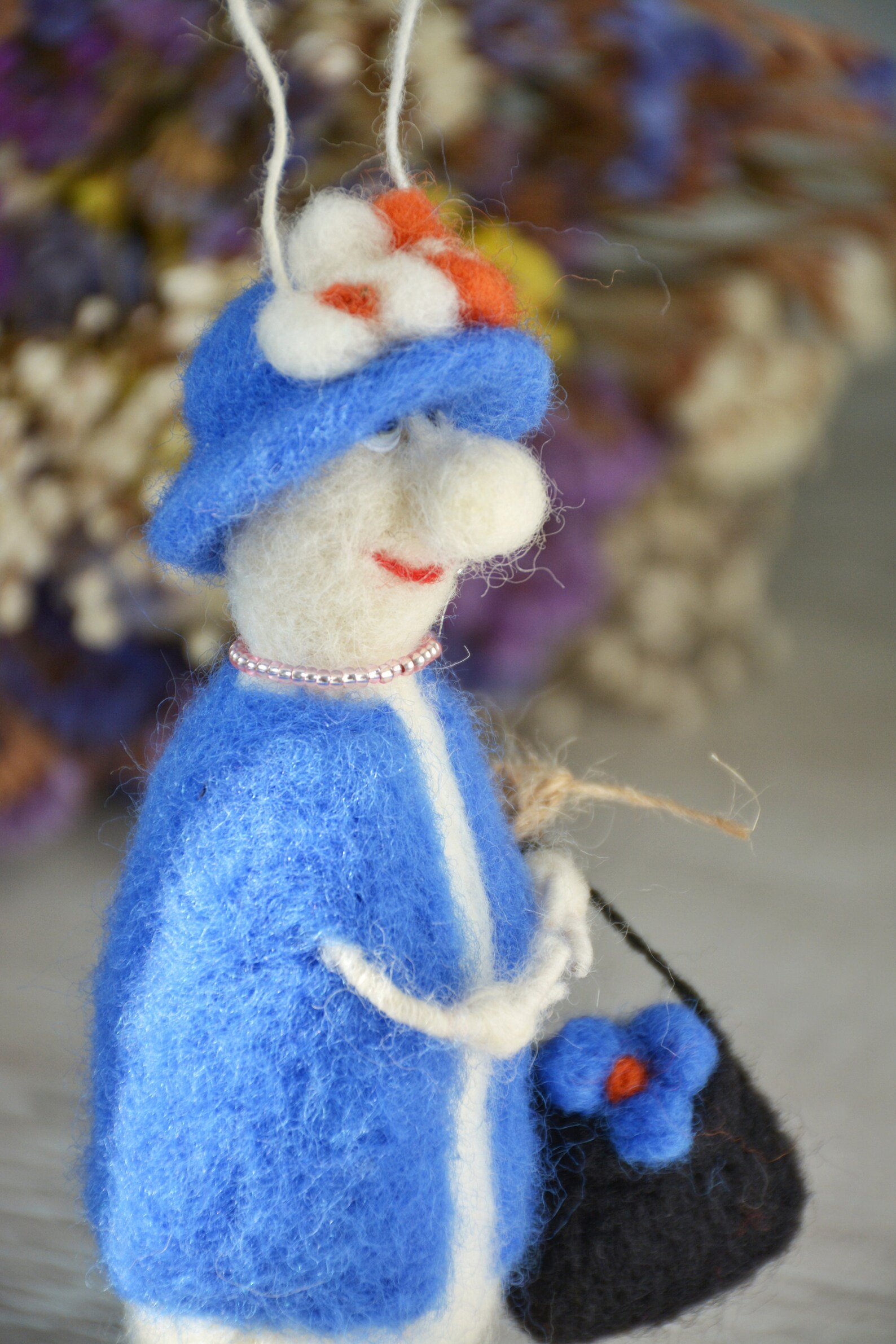 Adorable Blue Felt Cockroach Queen Plushie With Handbag: Perfect for ...