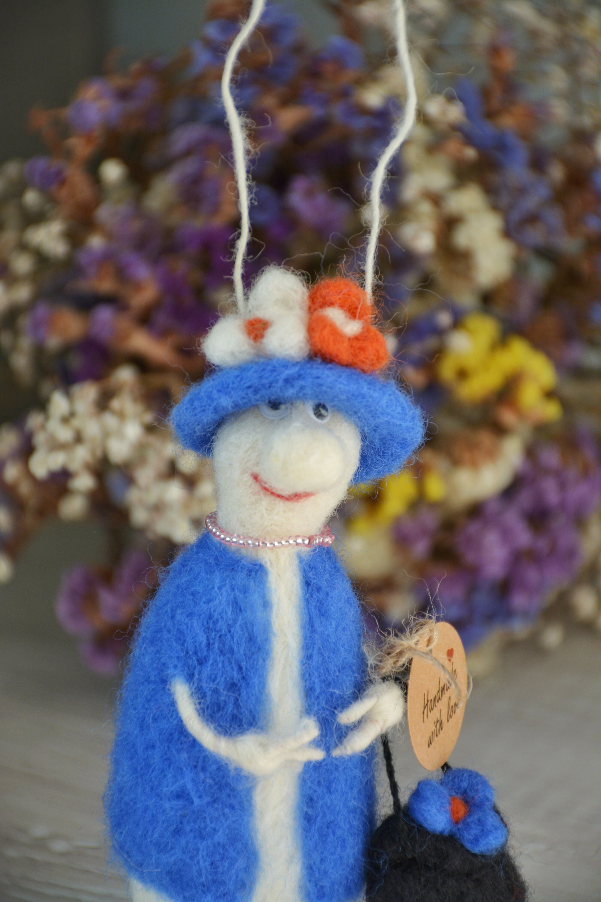 Adorable Blue Felt Cockroach Queen Plushie With Handbag: Perfect for ...