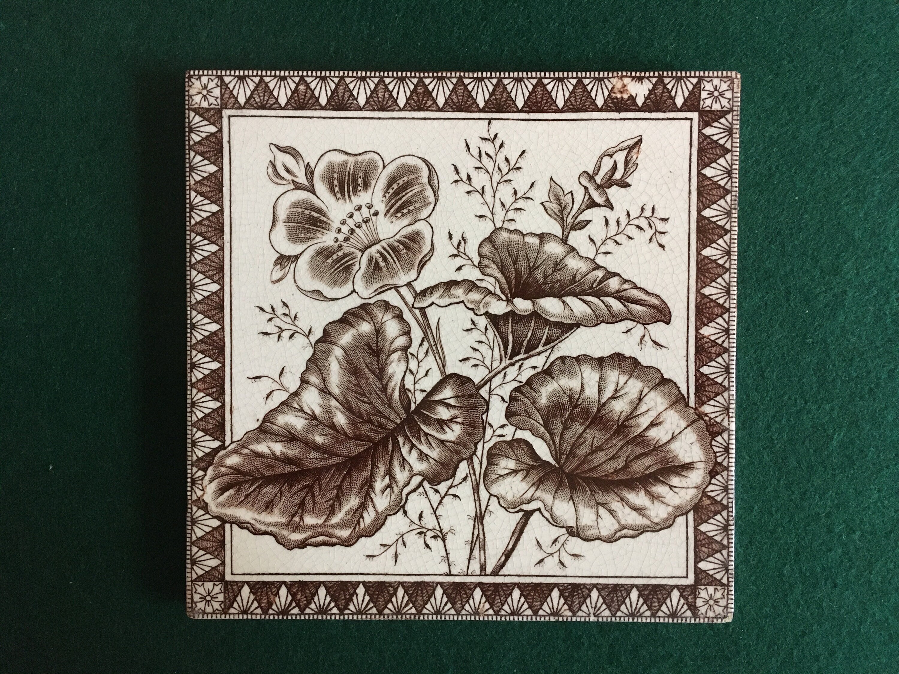 Victorian Tile Pot Stand - Etsy