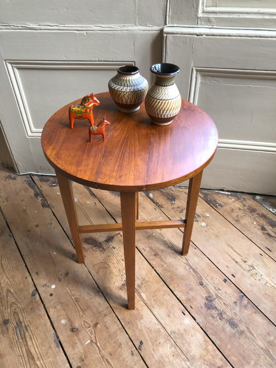 Small Teak Folding Table - Etsy