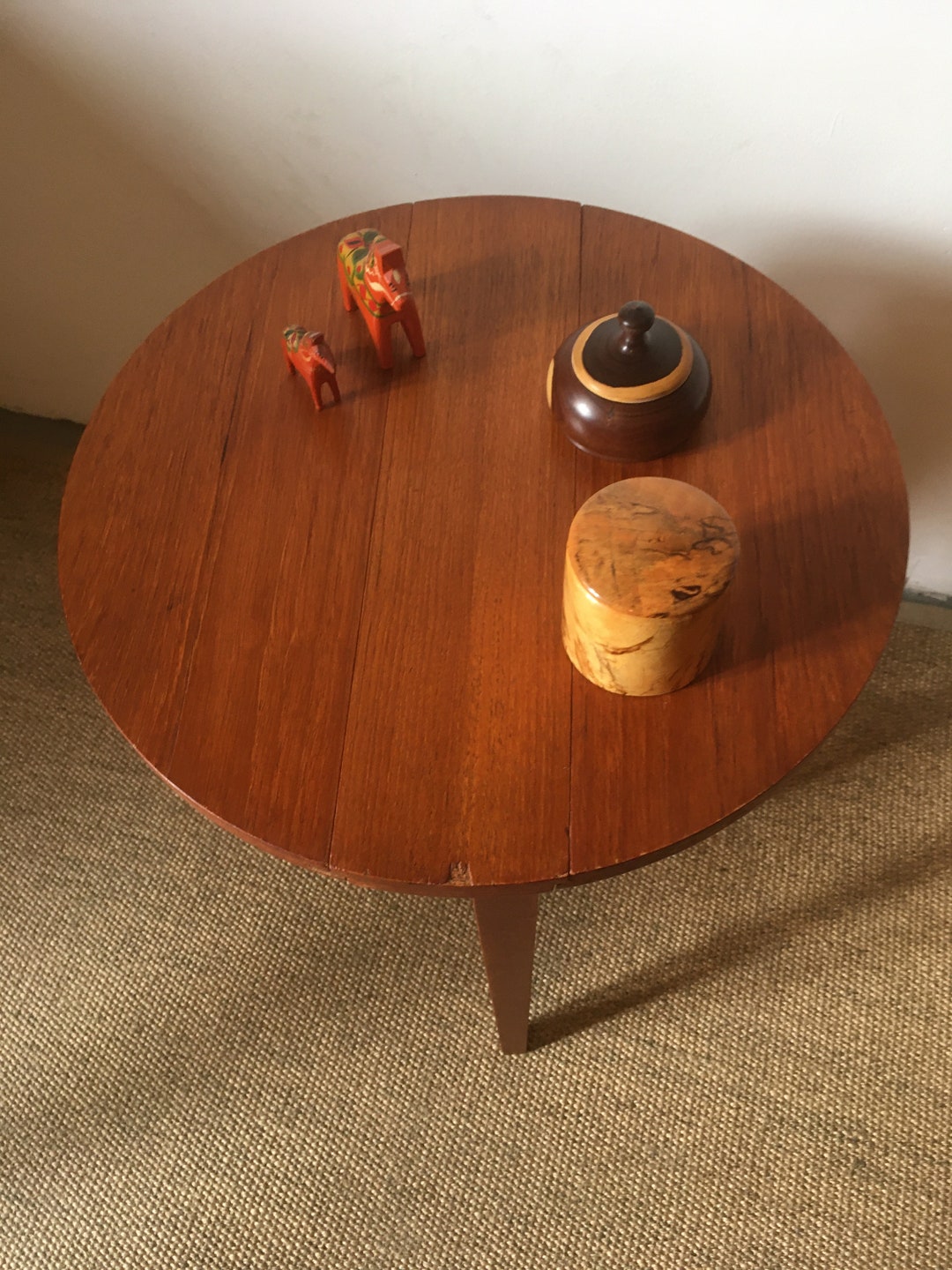Small Teak Folding Table - Etsy