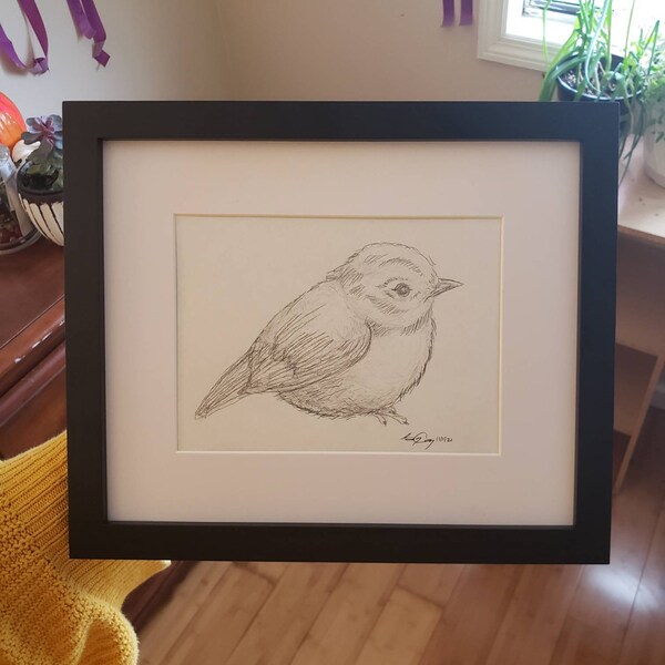 Bird Pencil Drawing - Etsy
