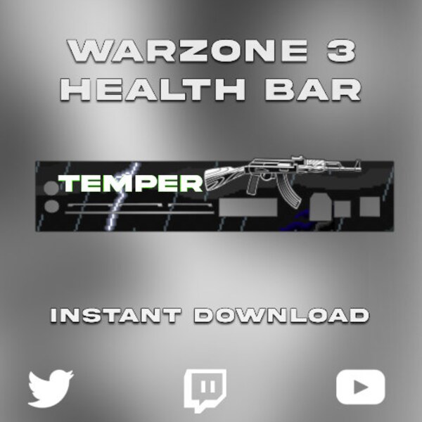 Warzone Health Bar Overlay - Etsy