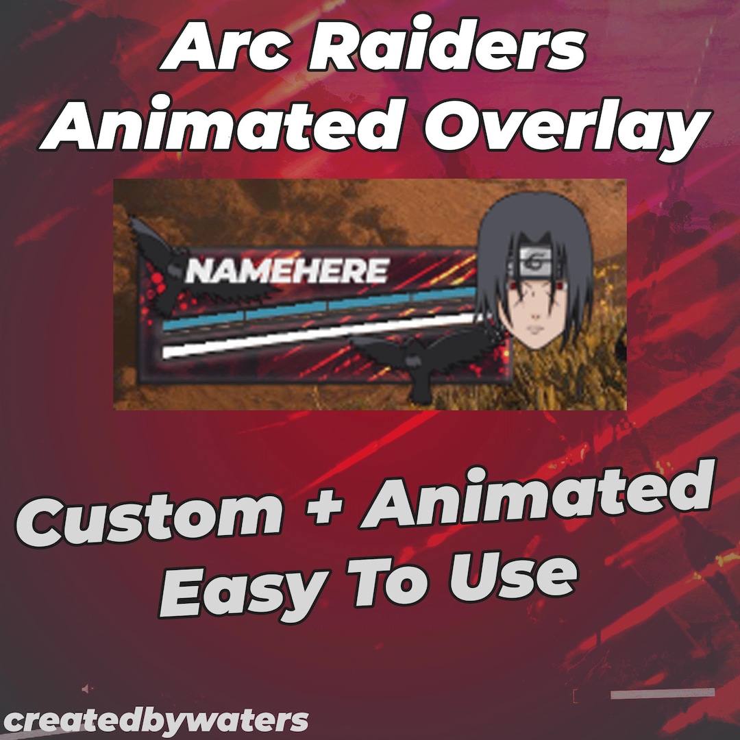 Arc Raider's Custom Animated Health Bar Overlay for Livestreams (twitch ...