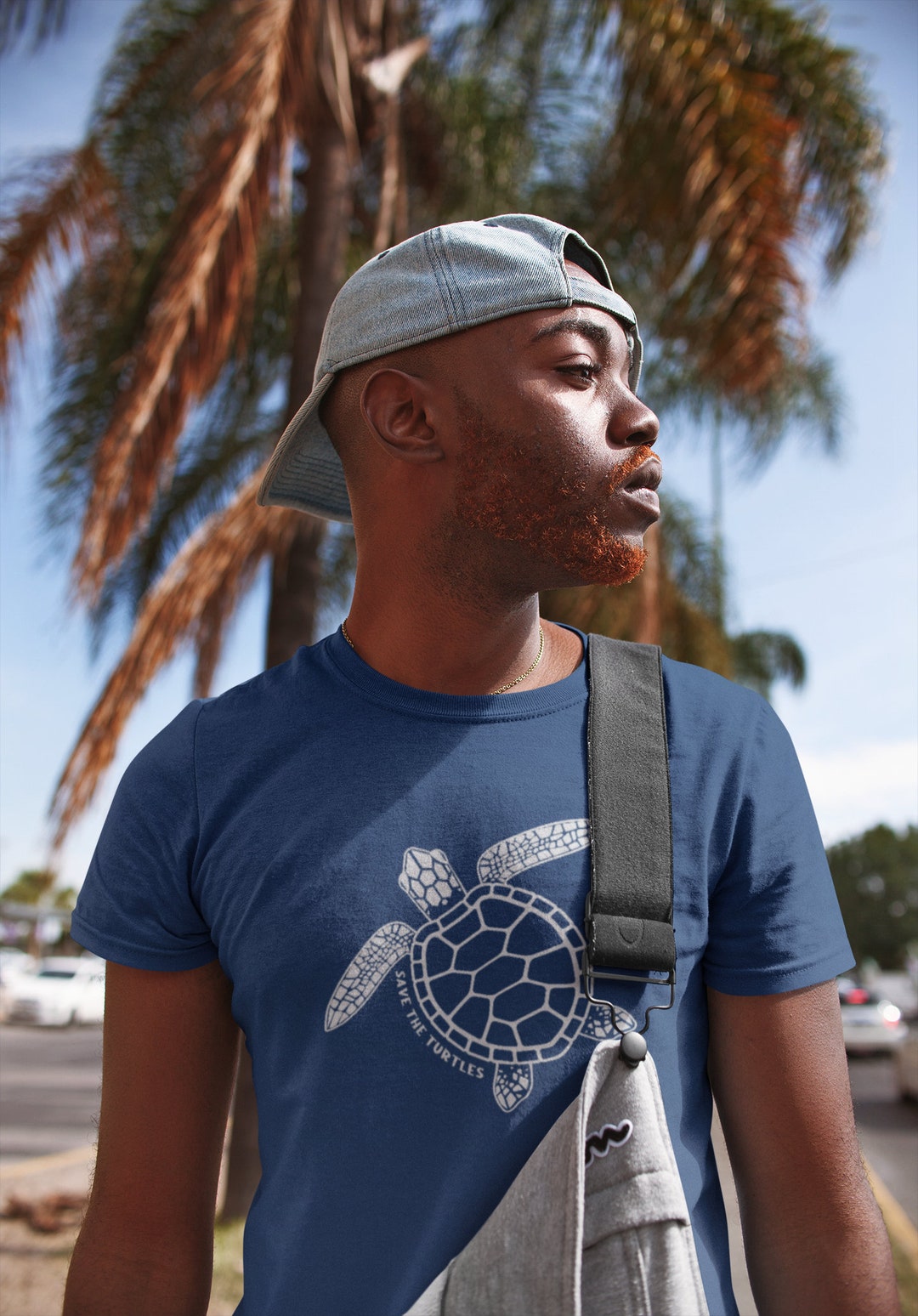 ECO Friendly Sea Turtle Graphic Tee T Shirt, Organic Cotton & Recycled ...