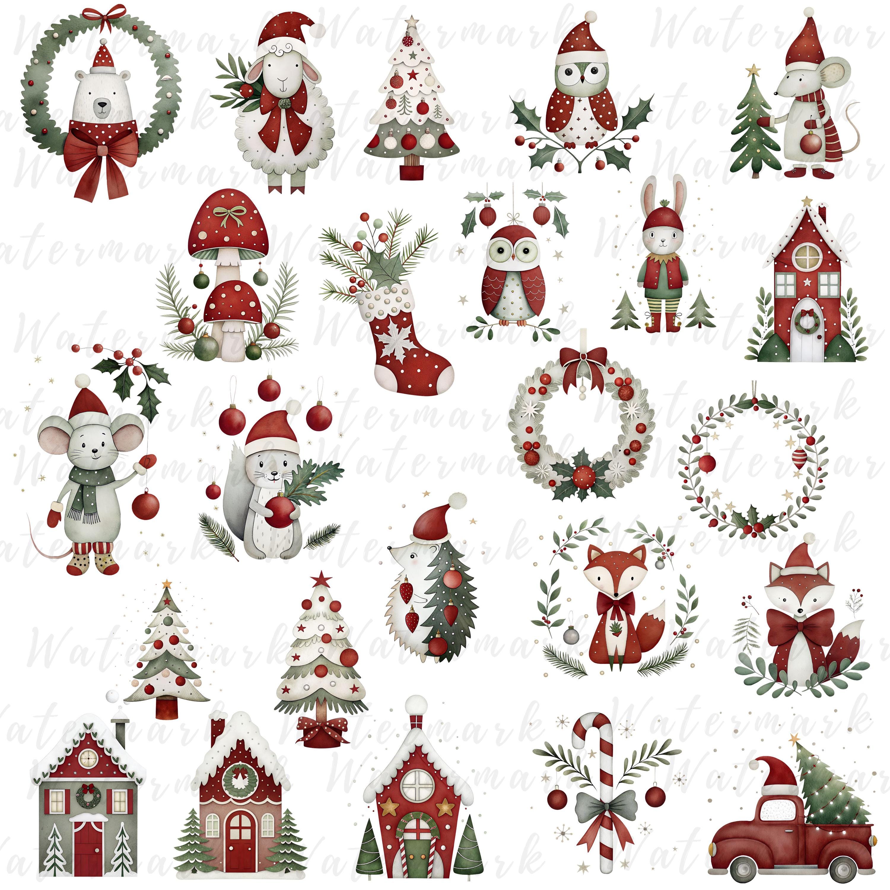 Holidays Clipart, Christmas Clipart, Christmas PNG, Clipart Commercial ...