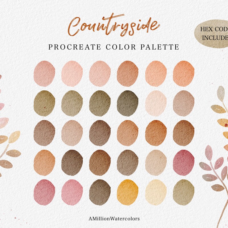 Cottage Core Color Palette - Etsy