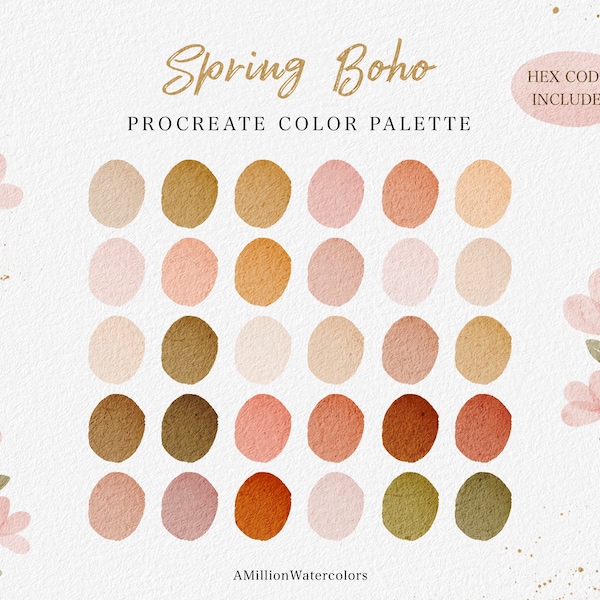 Spring Color Palette - Etsy