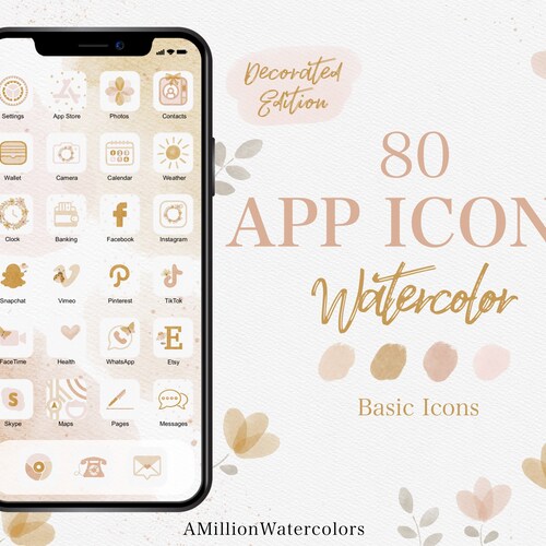 Vintage Boho App Icons Aesthetic Boho App Elements Ios14 - Etsy
