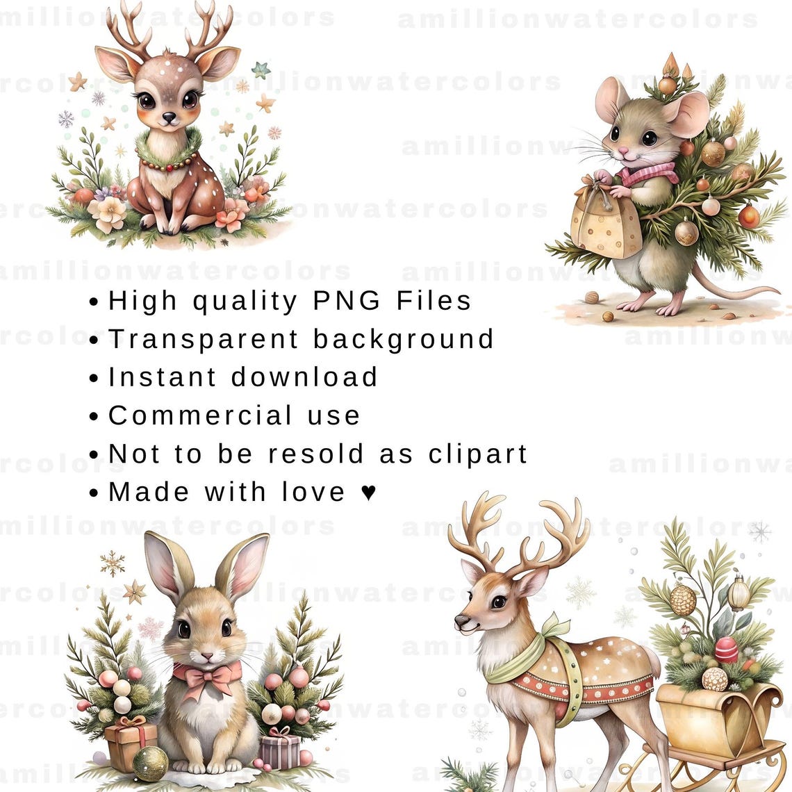 Christmas Clipart, Christmas Winter Clip Art, Winter Clipart, Christmas ...