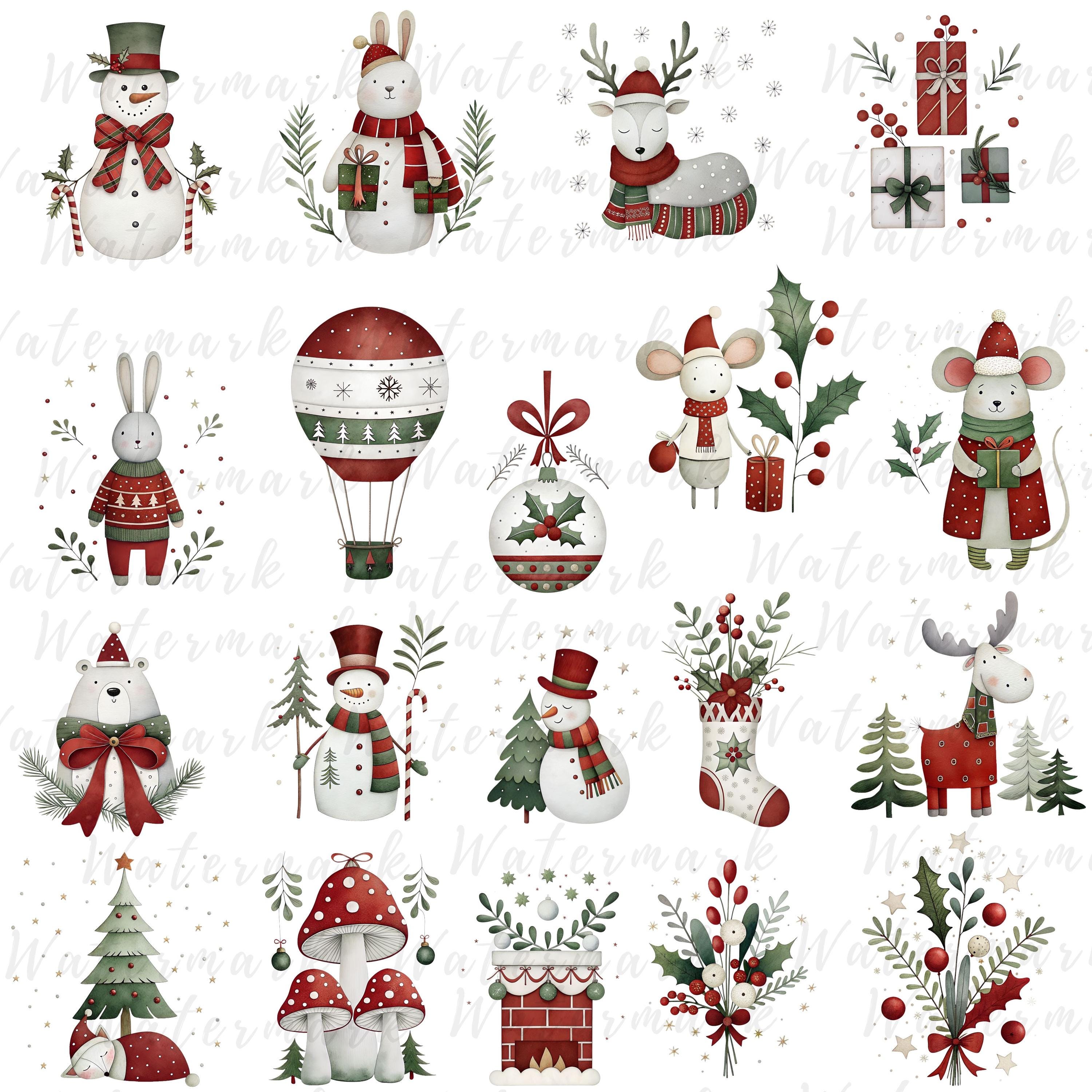 Holidays Clipart, Christmas Clipart, Christmas PNG, Clipart Commercial ...