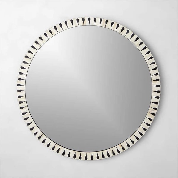 Bone Inlay Mirror - Etsy