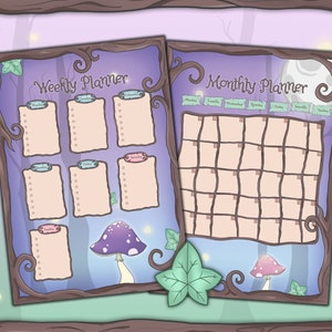 Enchanted Forest Planner Printable A4 PDF - Etsy UK