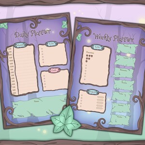 Enchanted Forest Planner Printable A4 PDF - Etsy UK
