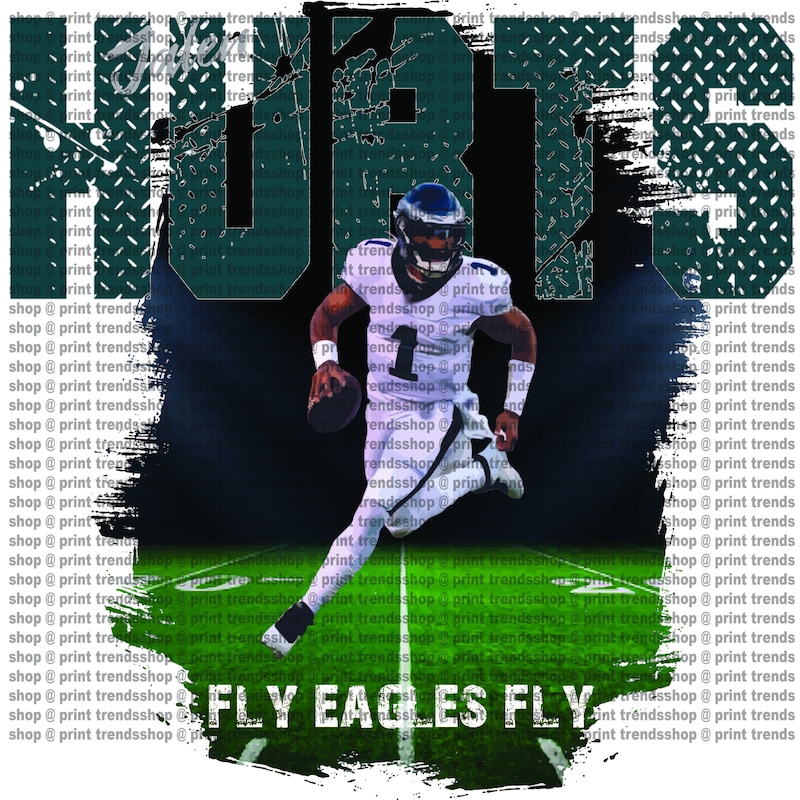 Jalen Hurts Card Custom - Etsy