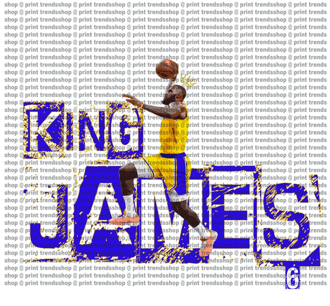 King James Png Sublimation Dtf Transfer Dtg Posters - Etsy Australia
