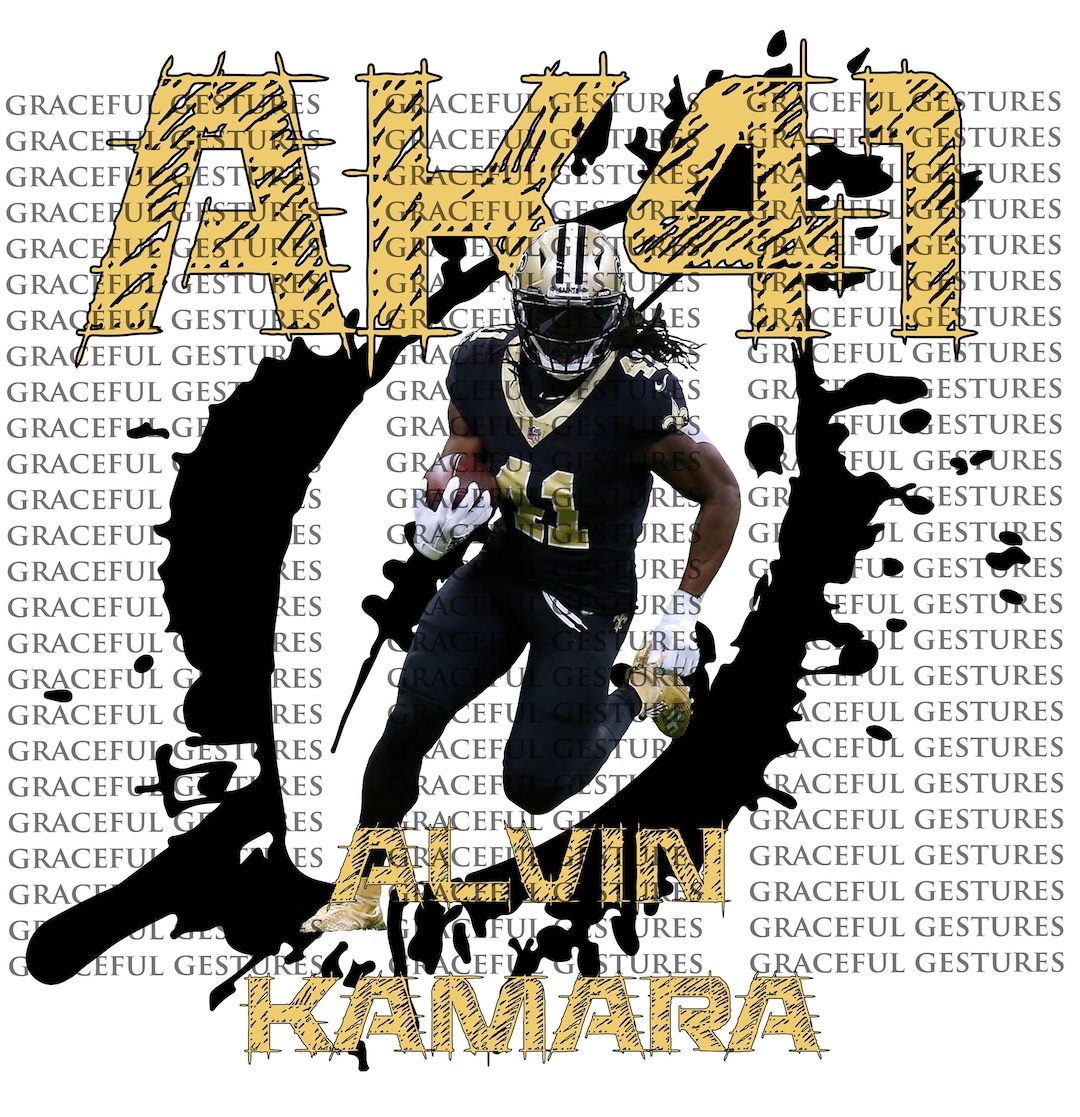 Alvin Kamara, Sublimation, Png, Digital, Sports, Football Players - Etsy