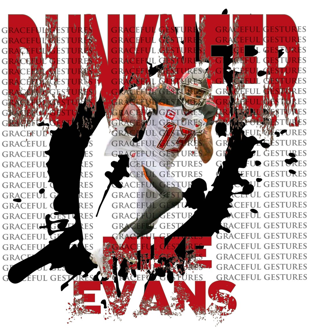 Mike Evans, Dtg, Sublimation, Dtf Transfers Png, Digital, Sports ...