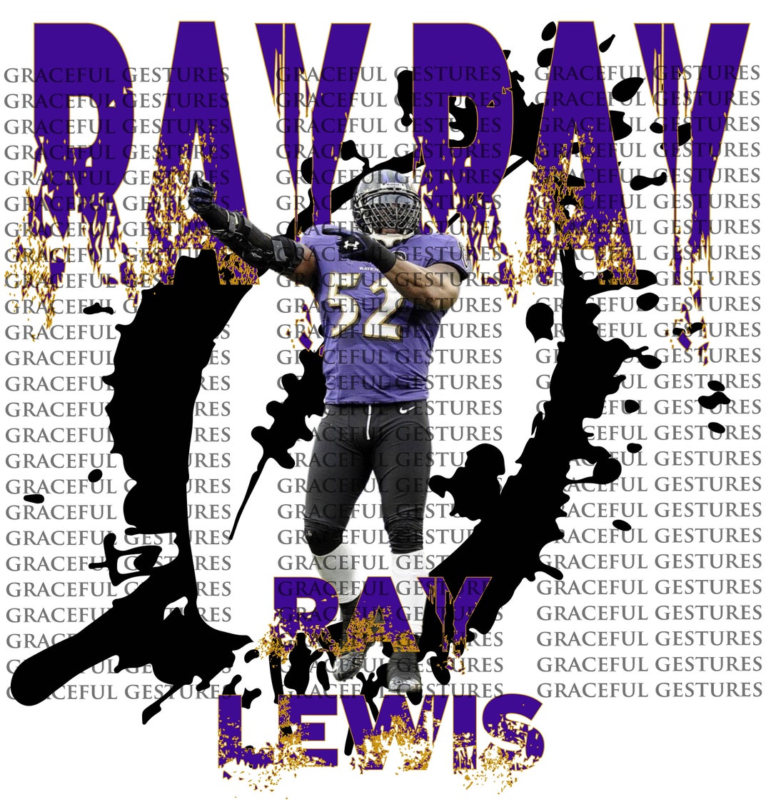 Ray Lewis, Ray Ray, Sublimation, Png, Digital, Sports, Football Players ...