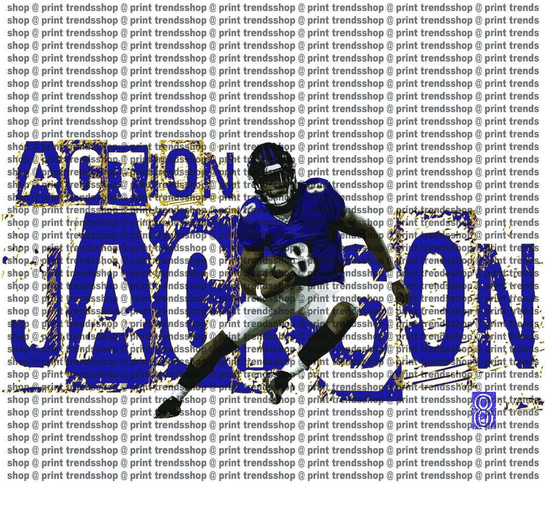 Lamar Jackson Png, Action Jackson, Sublimation, Dtf Transfer, Dtg ...