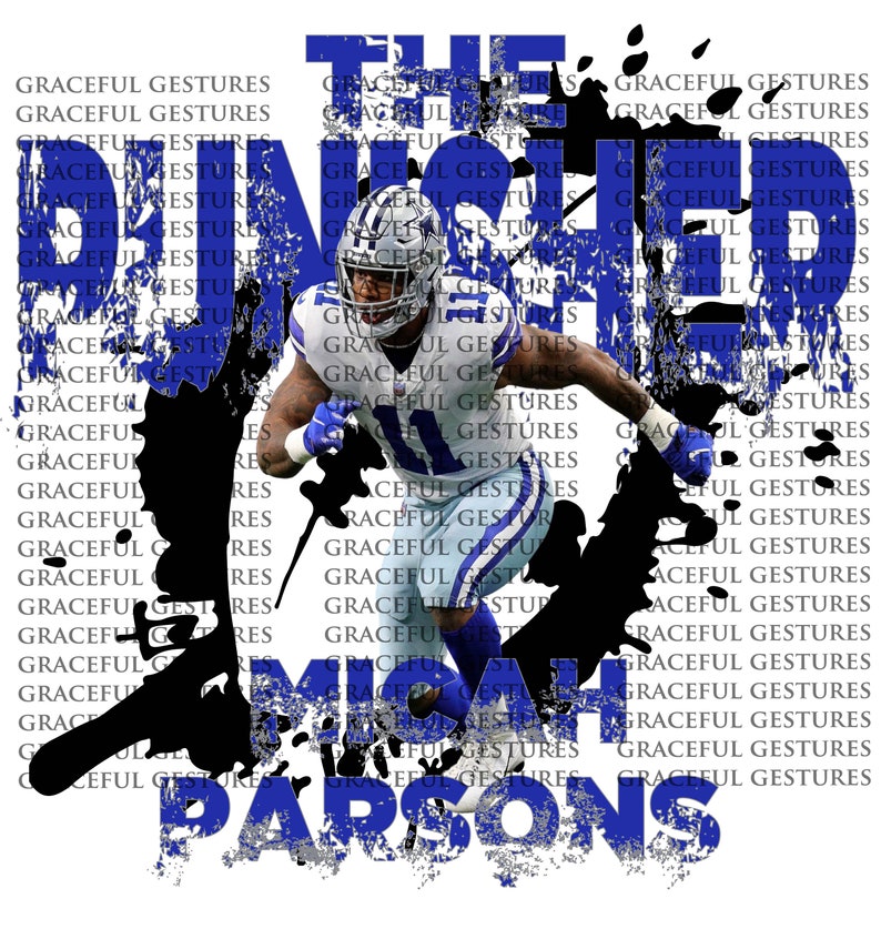 Micah Parsons Dpoy Tx Diy Sublimation Png Digital - Etsy