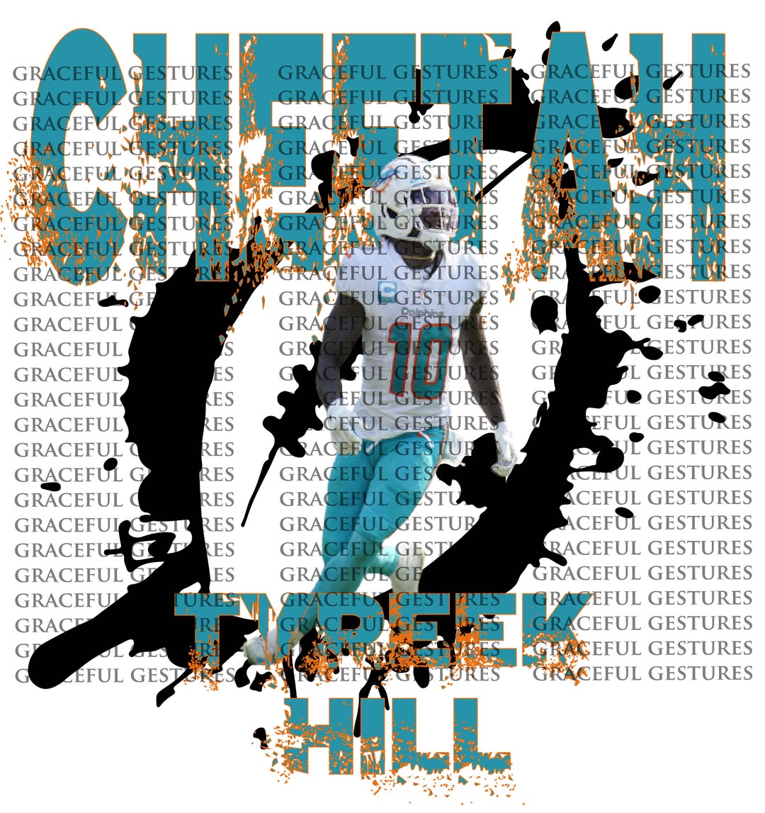 Tyreek Hill, Dtg, Sublimation, Dtf Transfers, Png, Digital, Sports ...