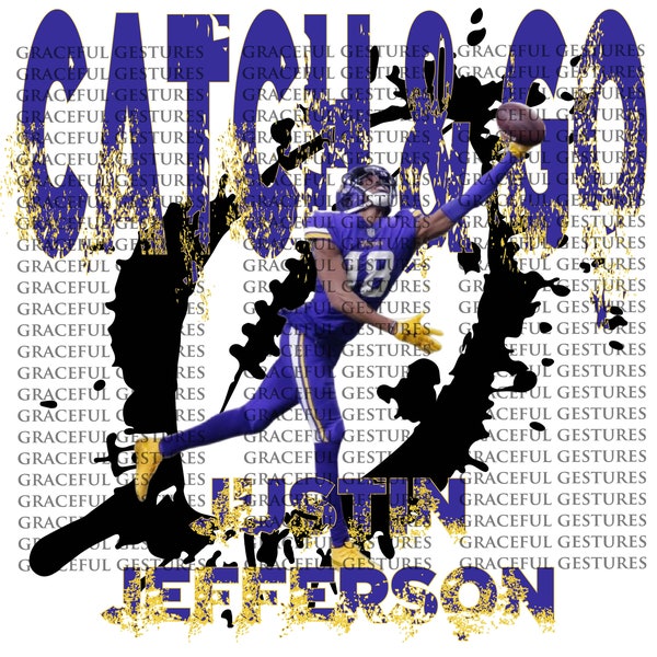Justin Jefferson Png - Etsy