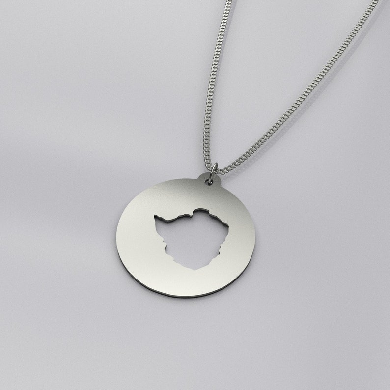 Zimbabwe Necklace, Zimbabwe Flag, Zimbabwe Map, Zimbabwe Pendant ...