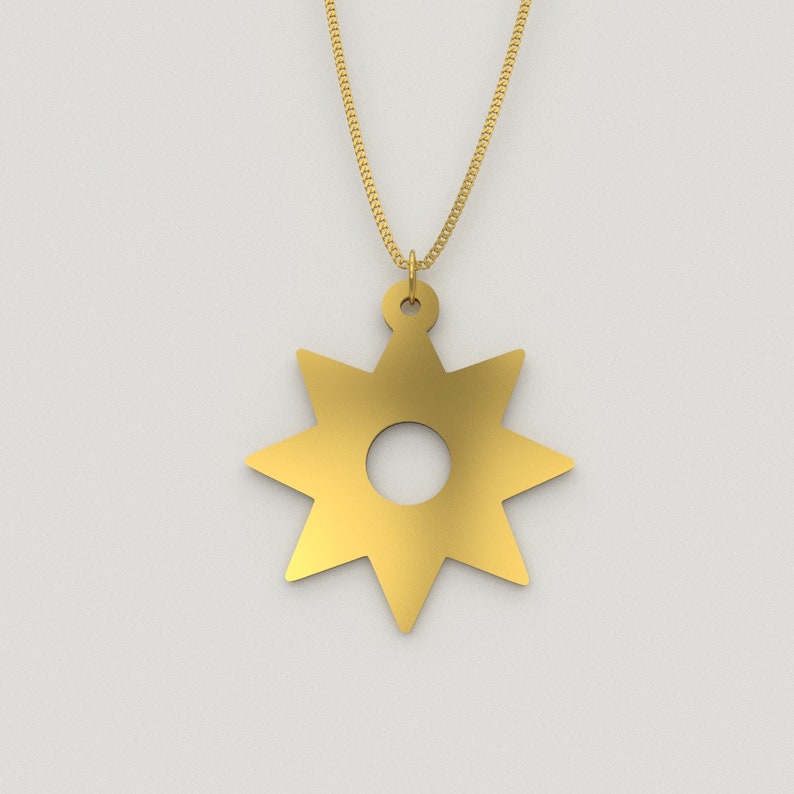 Nsoromma Adinkra Symbol Necklace Adinkra Pendant in Silver or - Etsy