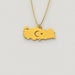 Turkey Necklace Turkey Map Necklace Turkey Flag Necklace - Etsy