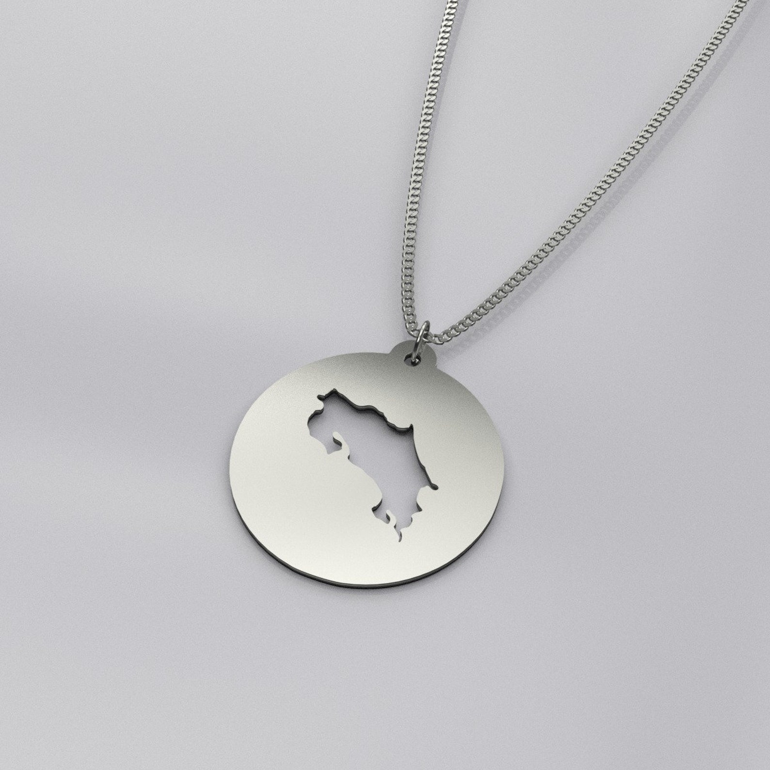 Costa Rica Necklace Costa Rica Flag Costa Rica Map Costa | Etsy