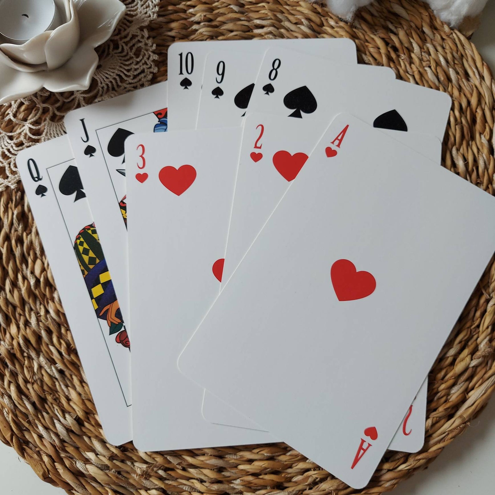 Jumbo Playing Cards 125 X 19cm 10 Pieces - Etsy