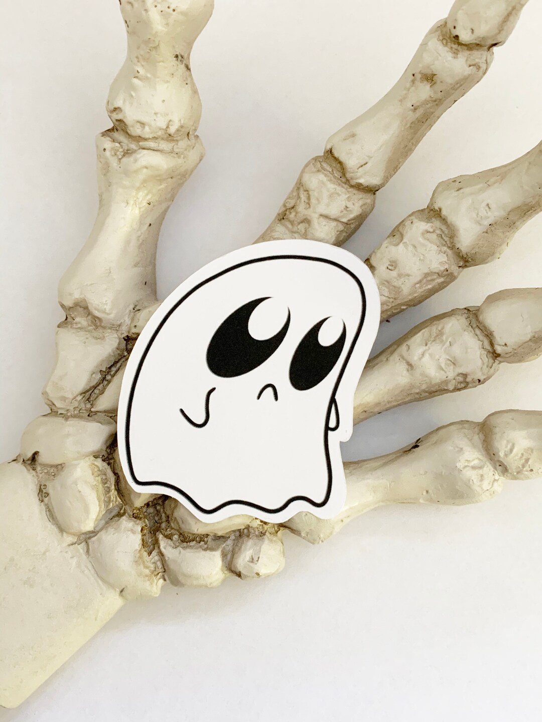 Sad Ghost Sticker - Etsy